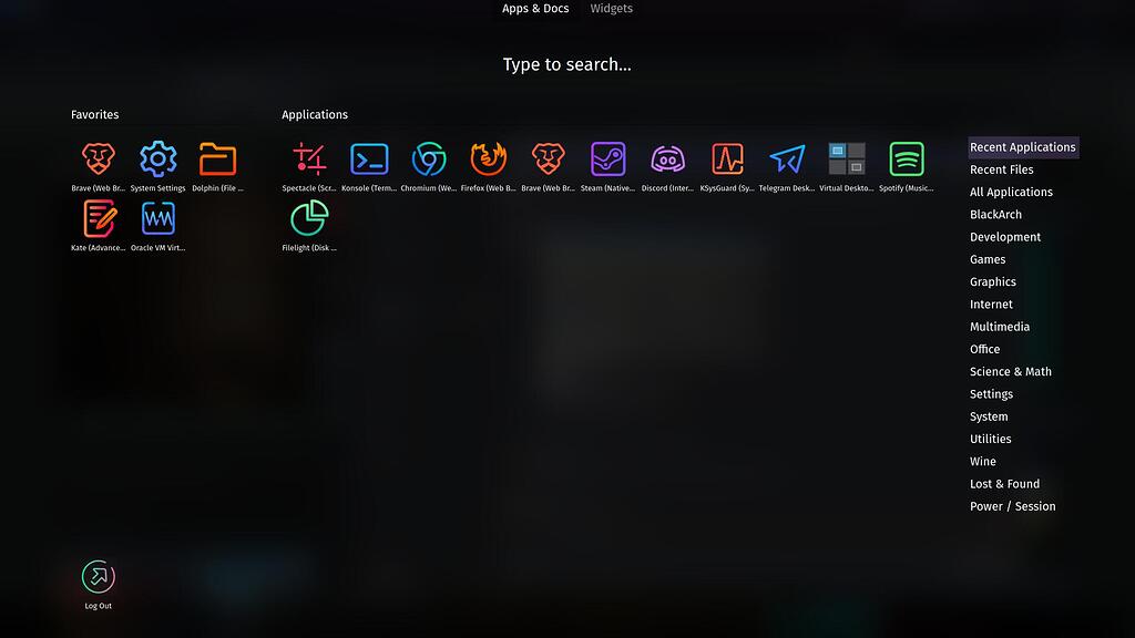 Meta key launches KDE Fullscreen application dashboard while using virtualbox - KDE - Garuda ...