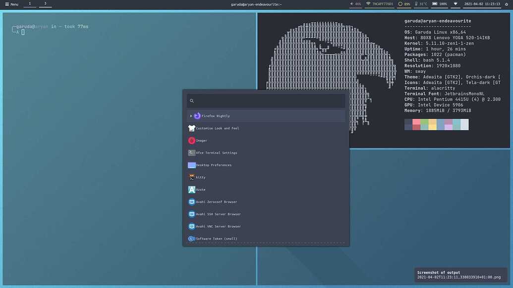 Garuda Sway! - #56 by nwg - Garuda Community - Garuda Linux Forum