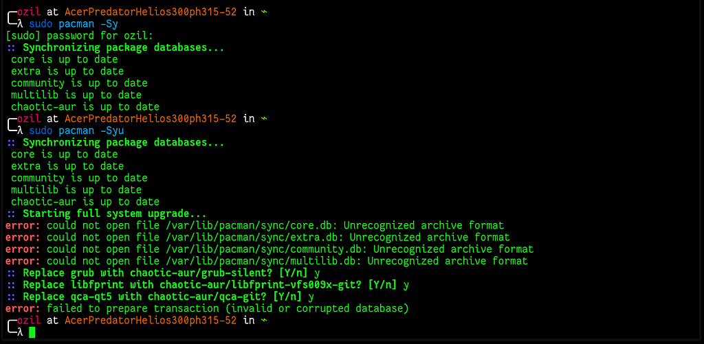 Can't install any thing - 412 Precondition Failed - Garuda Linux Forum