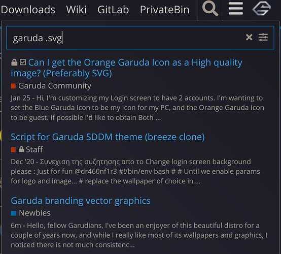 Garuda branding vector graphics - Newbies - Garuda Linux Forum