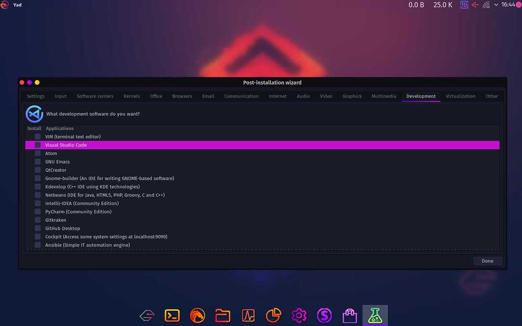 Visual Studio in Setup Assistant - Feedback - Garuda Linux Forum