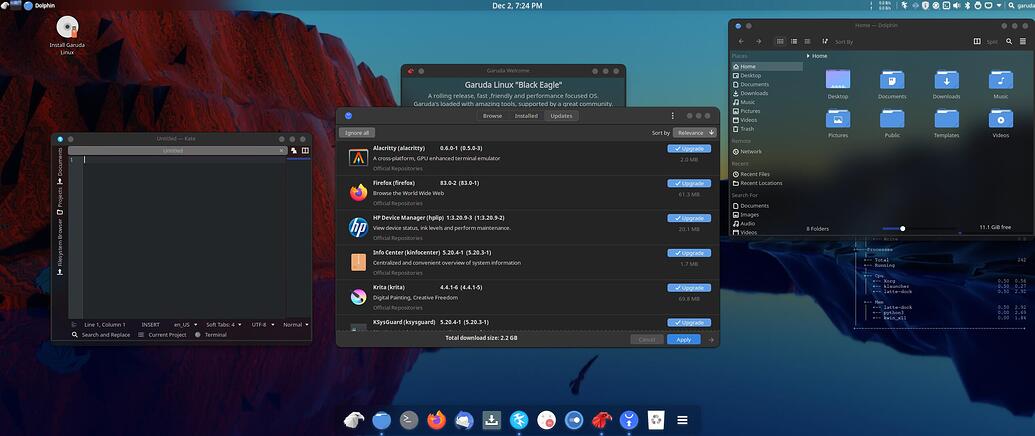 Missing Menu Bars - KDE - Garuda Linux Forum