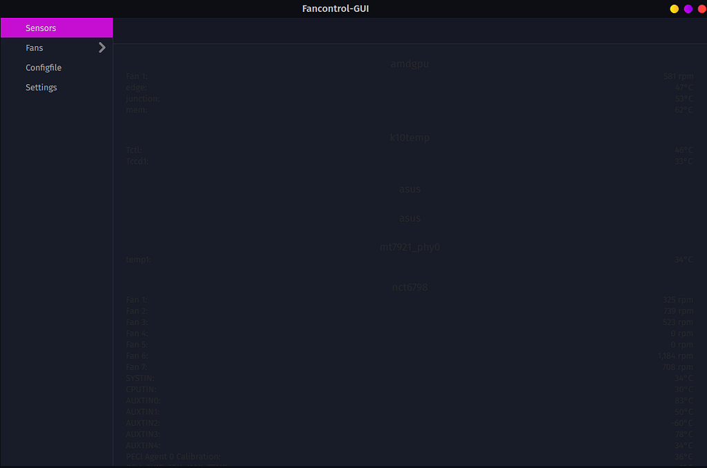 Fancontrol-gui unreadable - Unsupported Software (AUR & Other) - Garuda ...