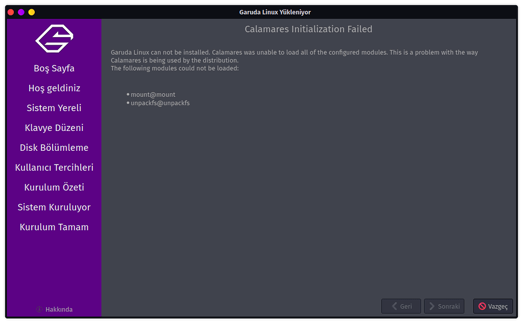 Calamares bugs no install garuda - 412 Precondition Failed - Garuda Linux Forum