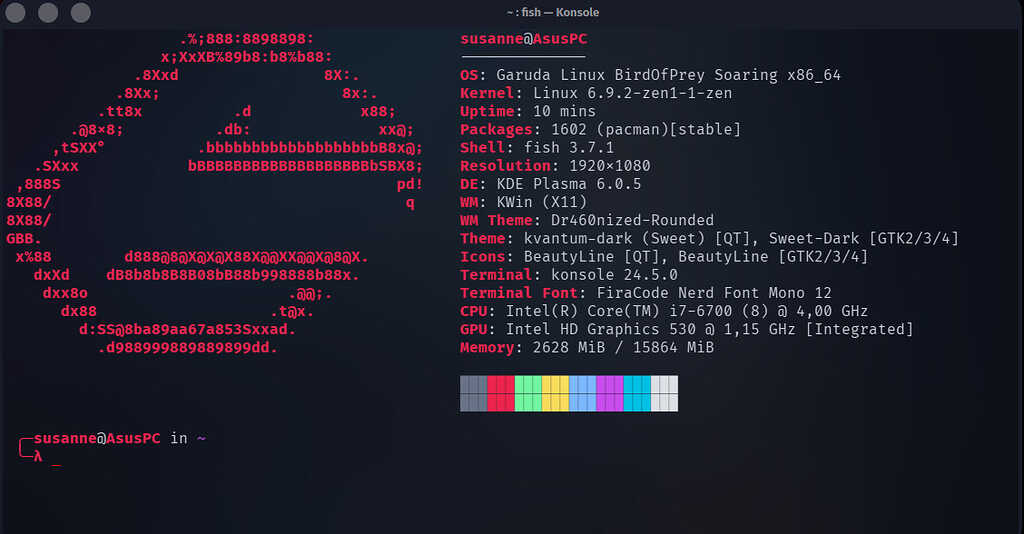 Fish Konsole Logo ändern möglich? - Deutsch - Garuda Linux Forum