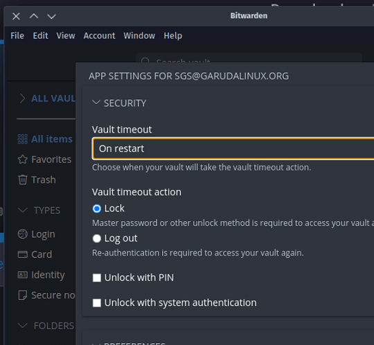 Bitwarden clients error connecting because of Cloudflare - Web services - Garuda Linux Forum