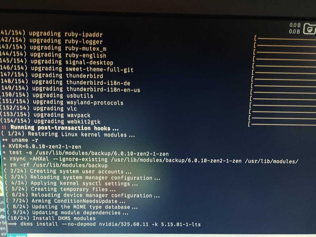 Garuda Crashes while Update (and on other occasion) - Issues & Assistance - Garuda Linux Forum