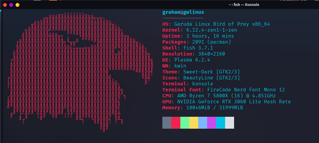 Starting to customize - Showcase - Garuda Linux Forum