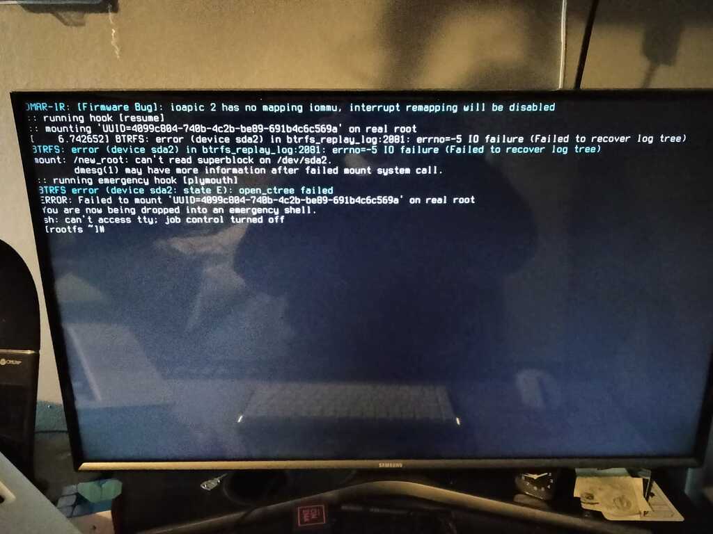 Unable to boot - Issues & Assistance - Garuda Linux Forum