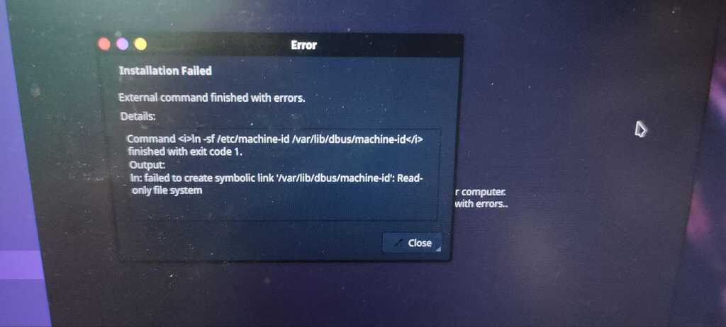 Garud installation failure - Issues & Assistance - Garuda Linux Forum