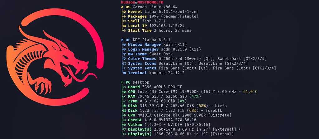 How to... Fastfetch easy mode - FAQ and Tutorials - Garuda Linux Forum