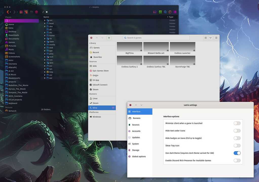 Dr460nized KDE... lost Dr460nized theme for GTK after system update - Issues & Assistance ...