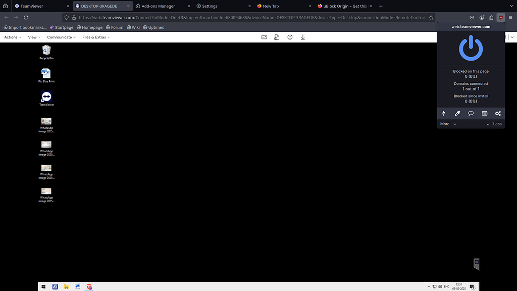 Teamviewer Web not working on Firedragon Browser but works on Firefox Browser - FireDragon ...