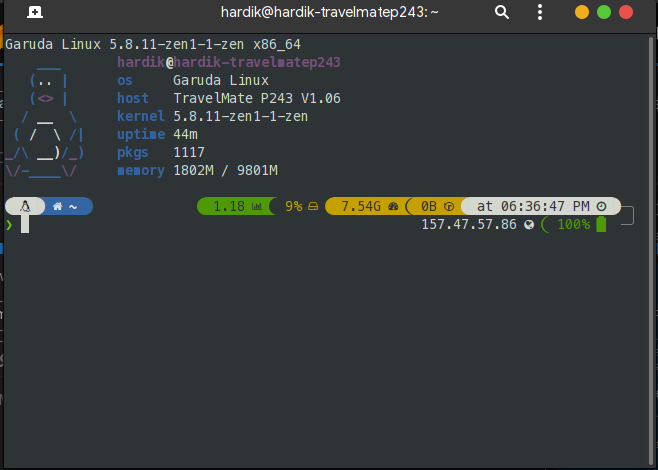 Terminal Customization Newbies Garuda Linux Forum