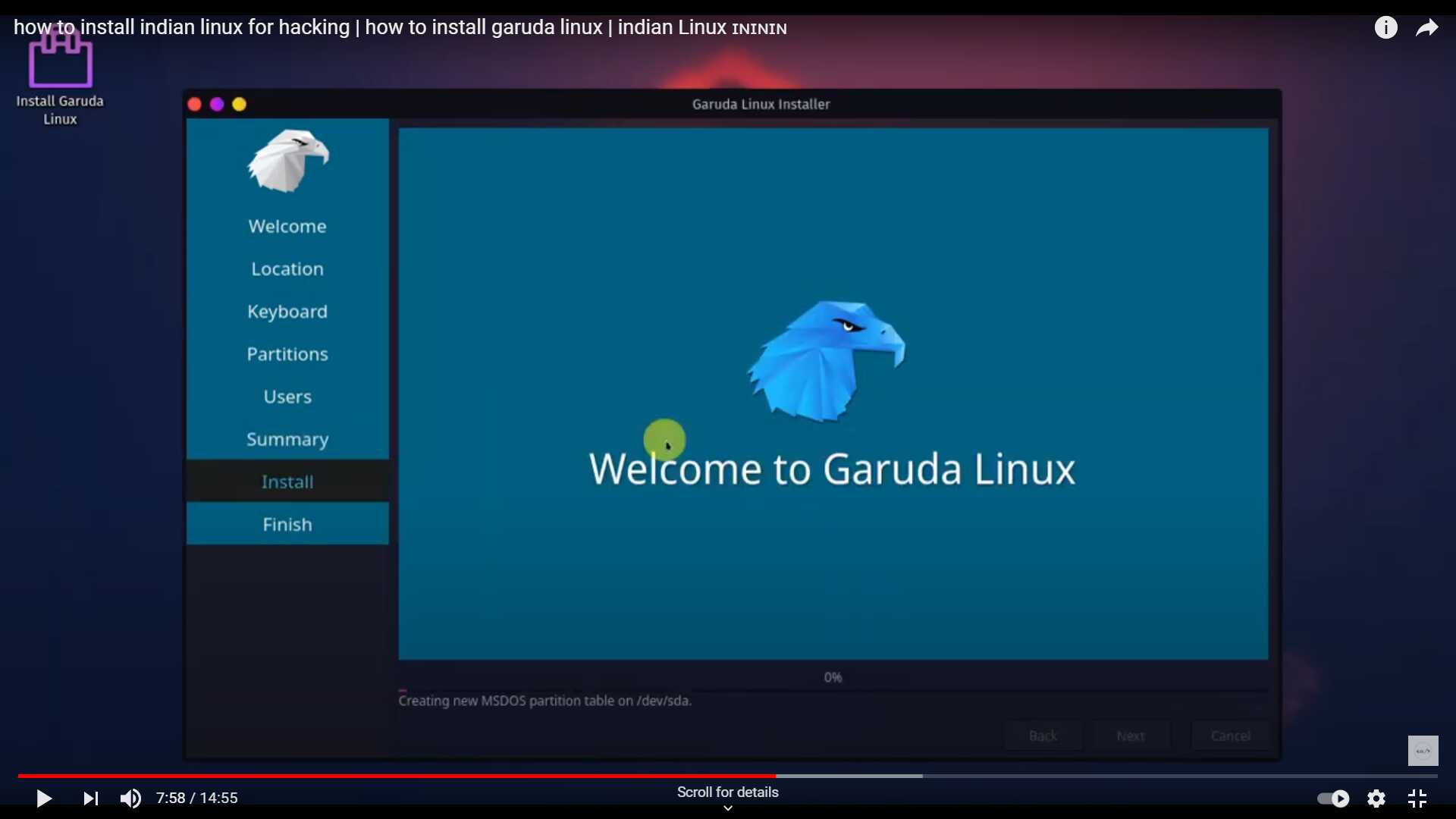 Installation failed at last step - Newbies - Garuda Linux Forum