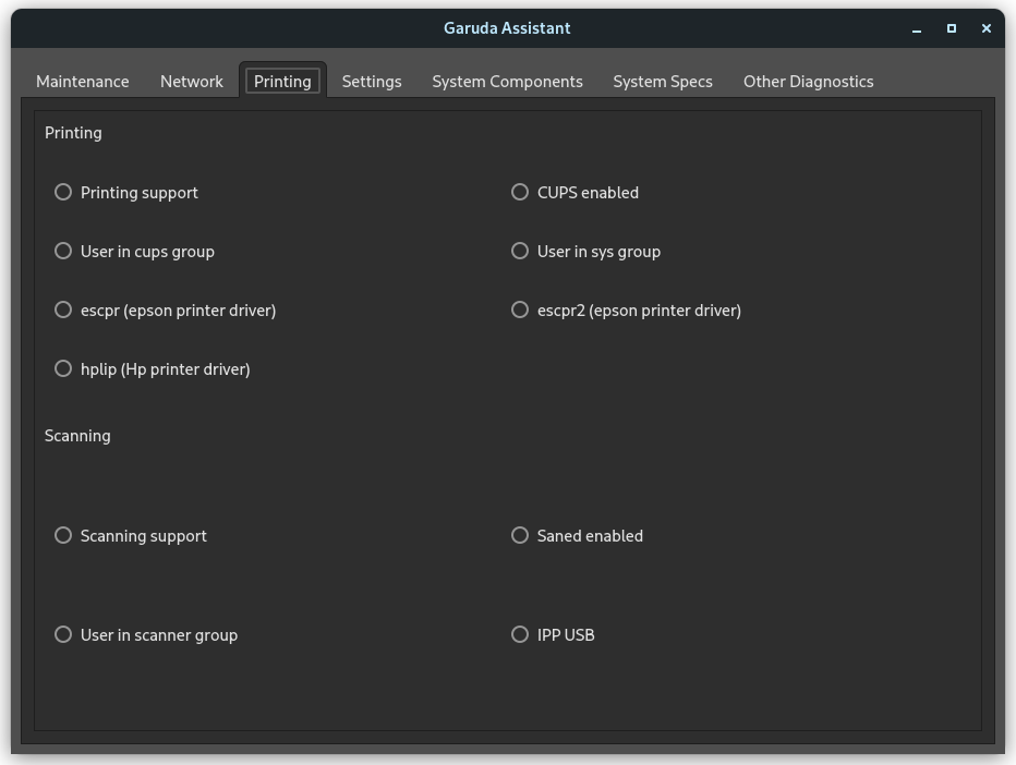 Apply Button Missing In Network And Printing Tabs 412 Precondition