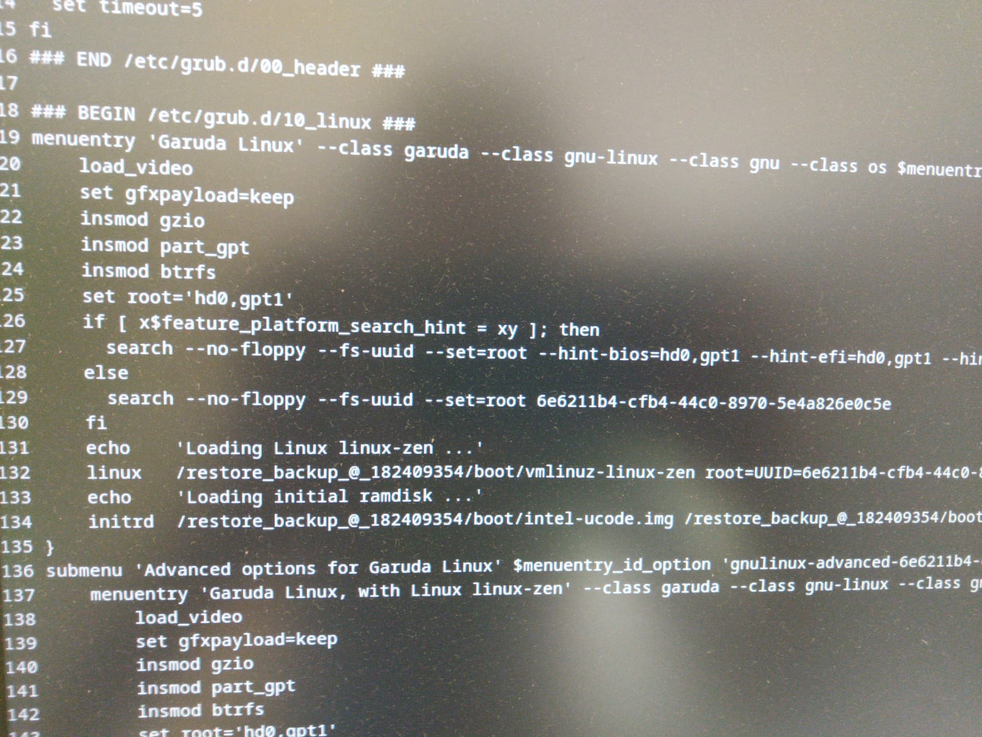 The Extent Of The Grub Problem Issues Assistance Garuda Linux Forum
