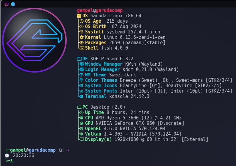Fastfetch | garuda-fastfetch-git | Flashfest for Garuda Linux - Page 3 - Showcase - Garuda Linux ...