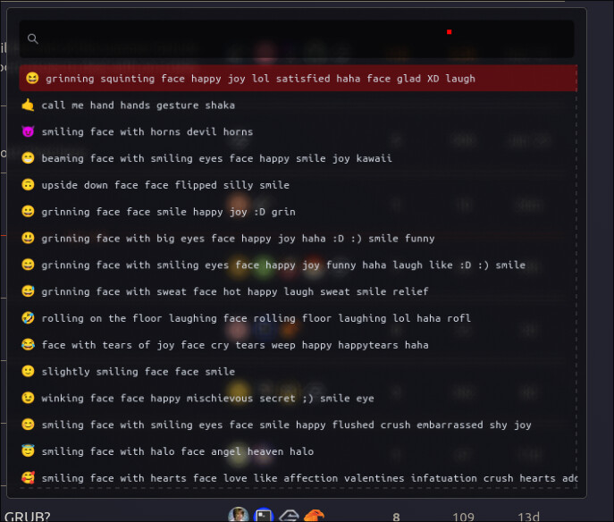 Hyprland wofi-emoji inserts "0" on Telegram-Desktop - Hyprland | Community - Garuda Linux Forum
