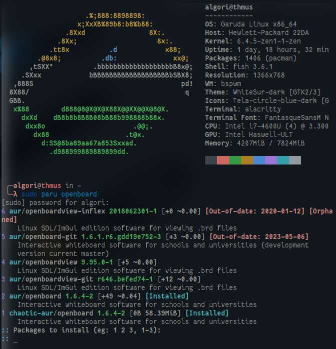 Openboard Issue With Libary Unsupported Software Aur And Other Garuda Linux Forum 