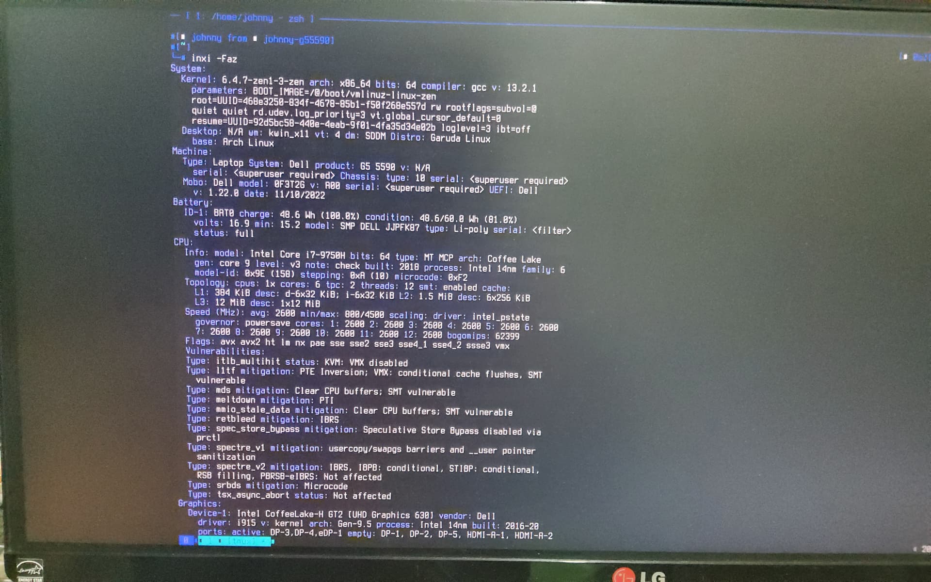 Dragonized KDE won't turn my second screen on anymore - Issues & Assistance - Garuda Linux Forum