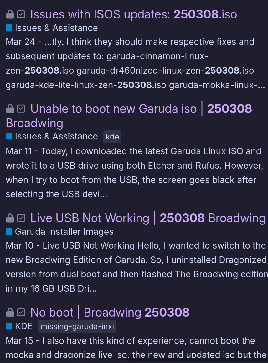 Unable to install - Garuda Installer Images - Garuda Linux Forum