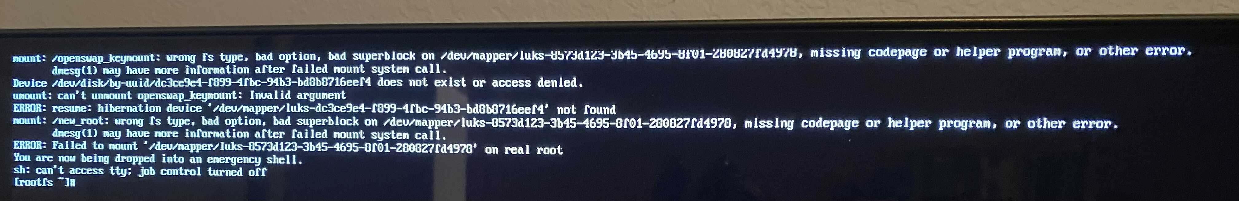 Btrfs error between boot and login - Issues & Assistance - Garuda Linux Forum