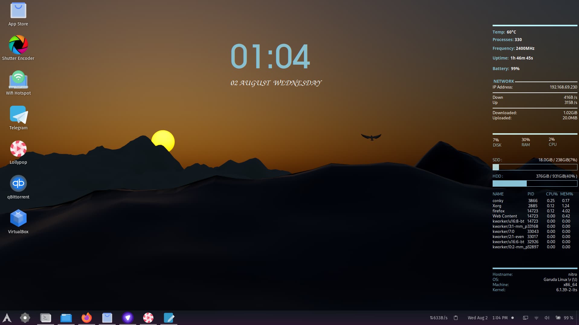 Show me your conky setup including the configuration files. 🖌 - Page 4 ...